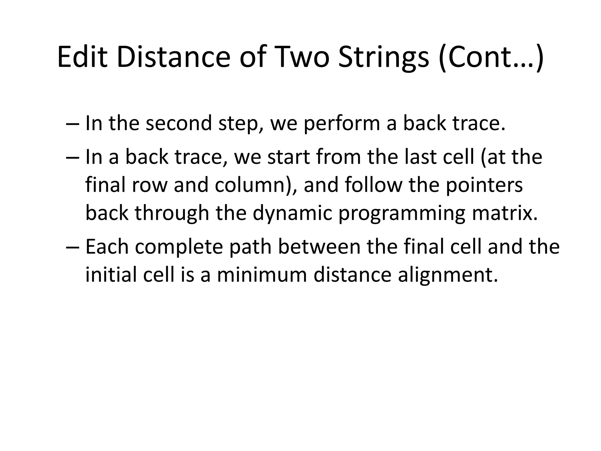 Nlpkashkminimum Edit Distance Pptx Programming Languages Computing