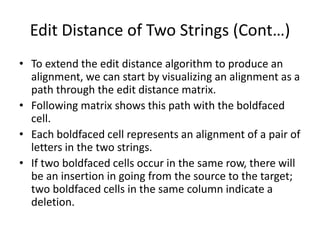 NLP_KASHK:Minimum Edit Distance | PPTX