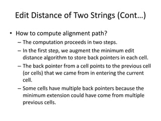 NLP_KASHK:Minimum Edit Distance | PPTX