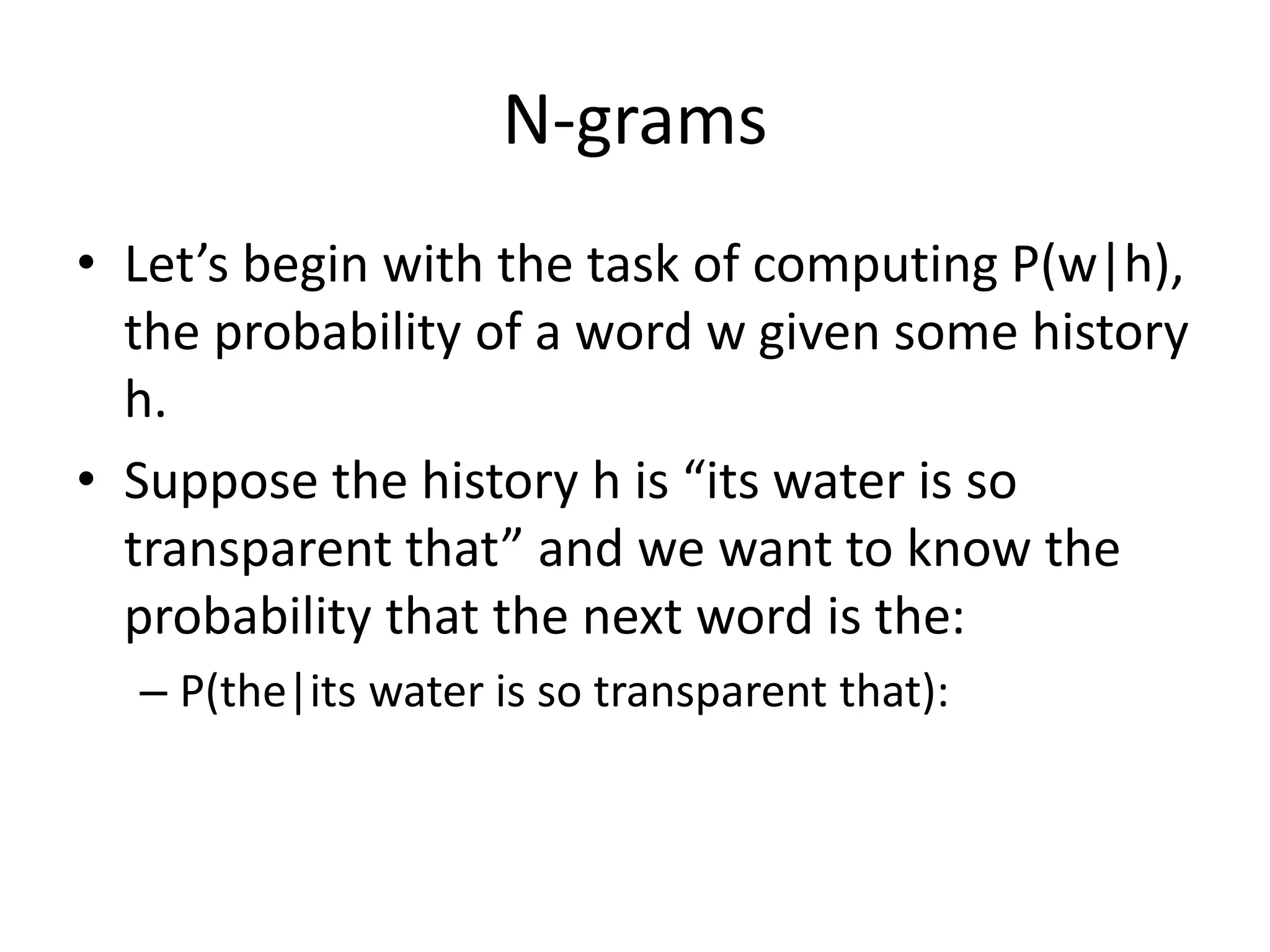 NLP_KASHK:N-Grams | PPTX | Physics | Science