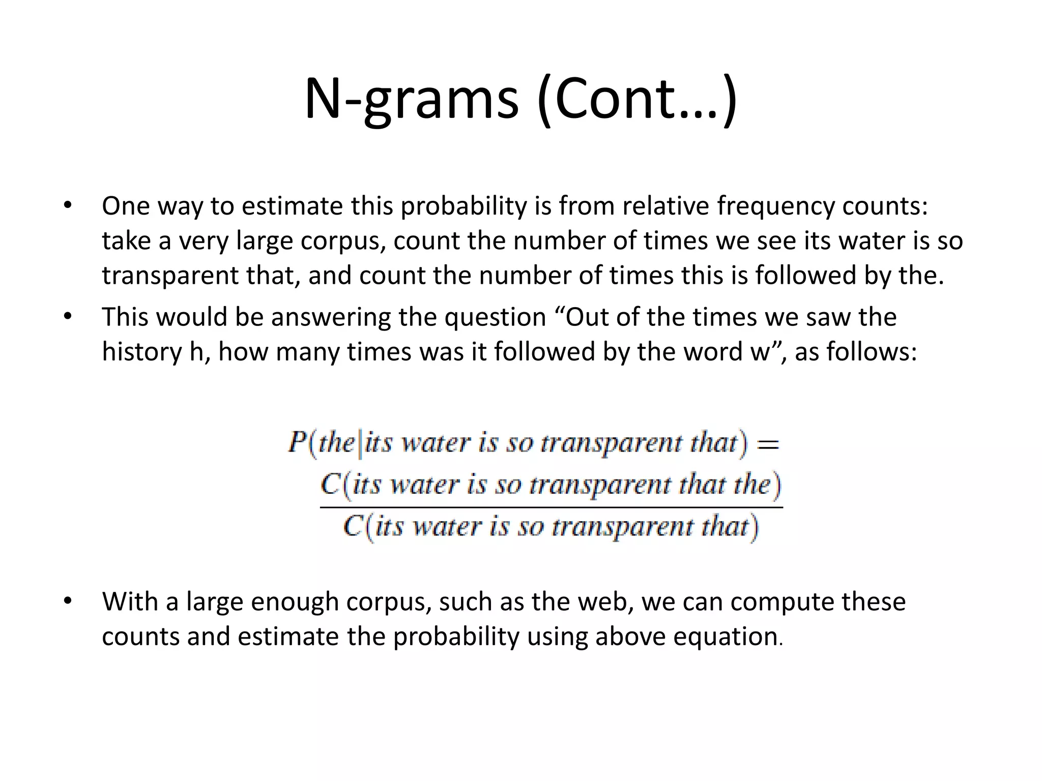 NLP_KASHK:N-Grams | PPTX