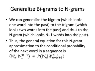 NLP_KASHK:N-Grams | PPTX | Physics | Science