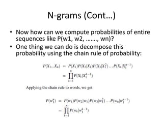 NLP_KASHK:N-Grams | PPTX | Physics | Science