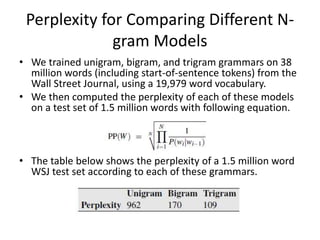 NLP_KASHK:Evaluating Language Model | PPTX | Web Development | Internet