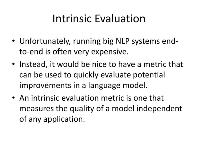 NLP_KASHK:Evaluating Language Model | PPTX | Web Development | Internet