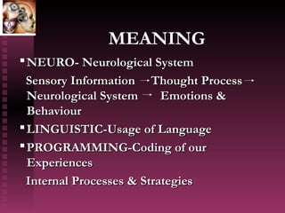 Nlp 1 101 | PPT