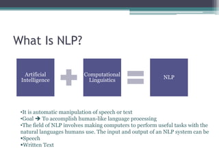 Natural Language Processing | PPTX