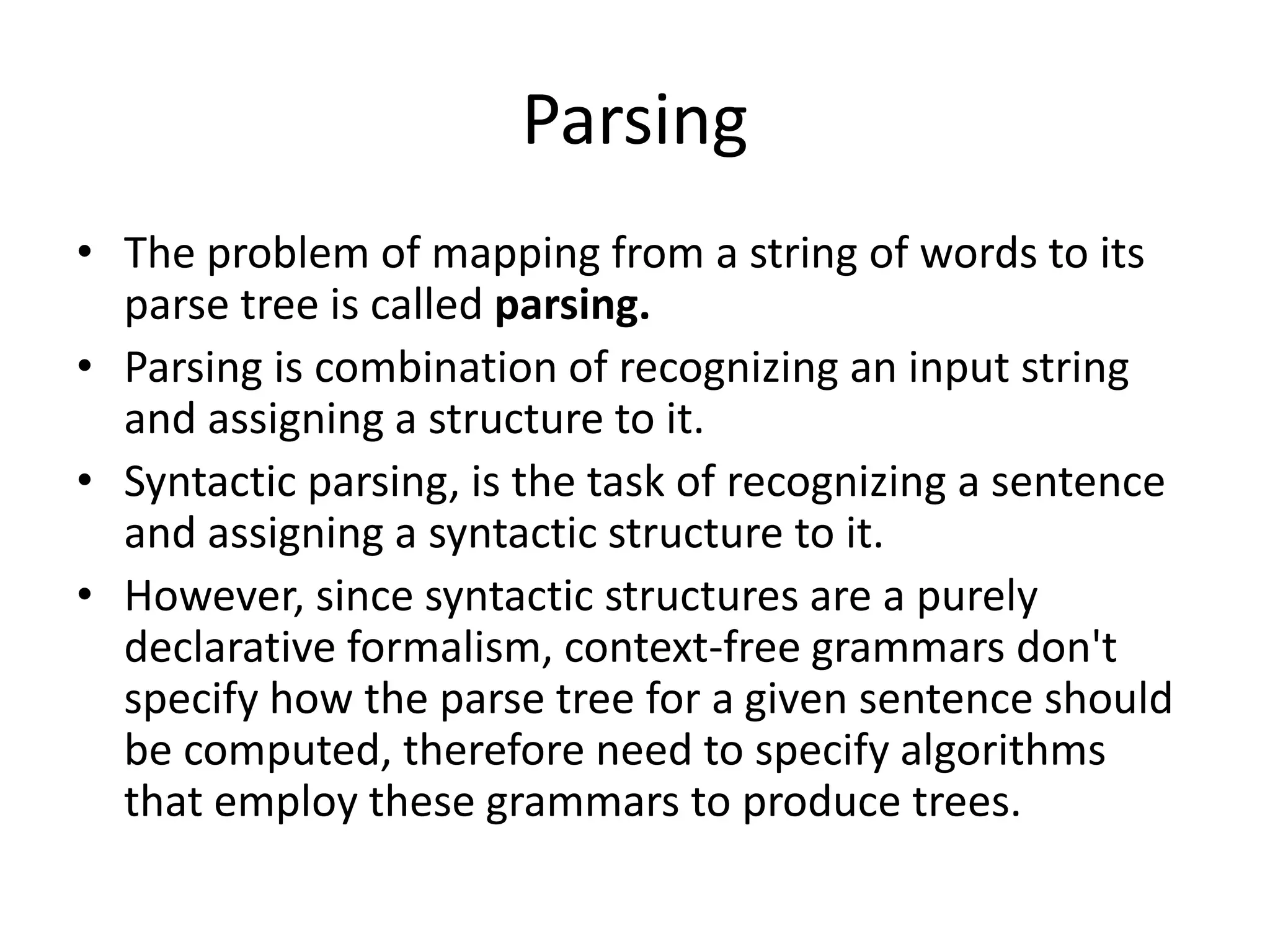 NLP_KASHK:Context-Free Grammar for English | PPTX