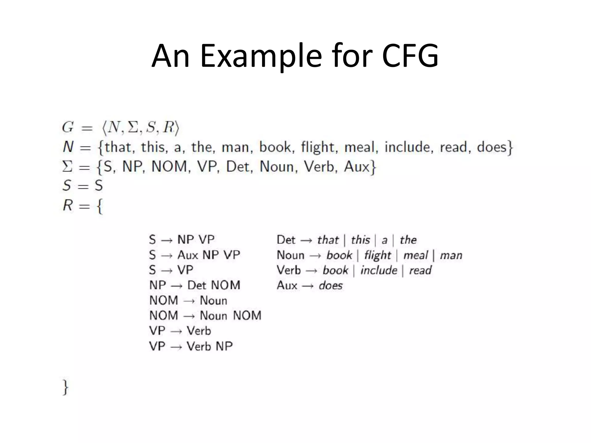 NLP_KASHK:Context-Free Grammar for English | PPTX