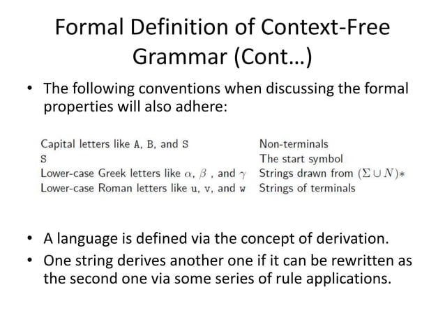 NLP_KASHK:Context-Free Grammar for English | PPTX