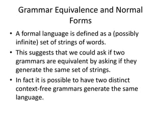 NLP_KASHK:Context-Free Grammar for English | PPTX