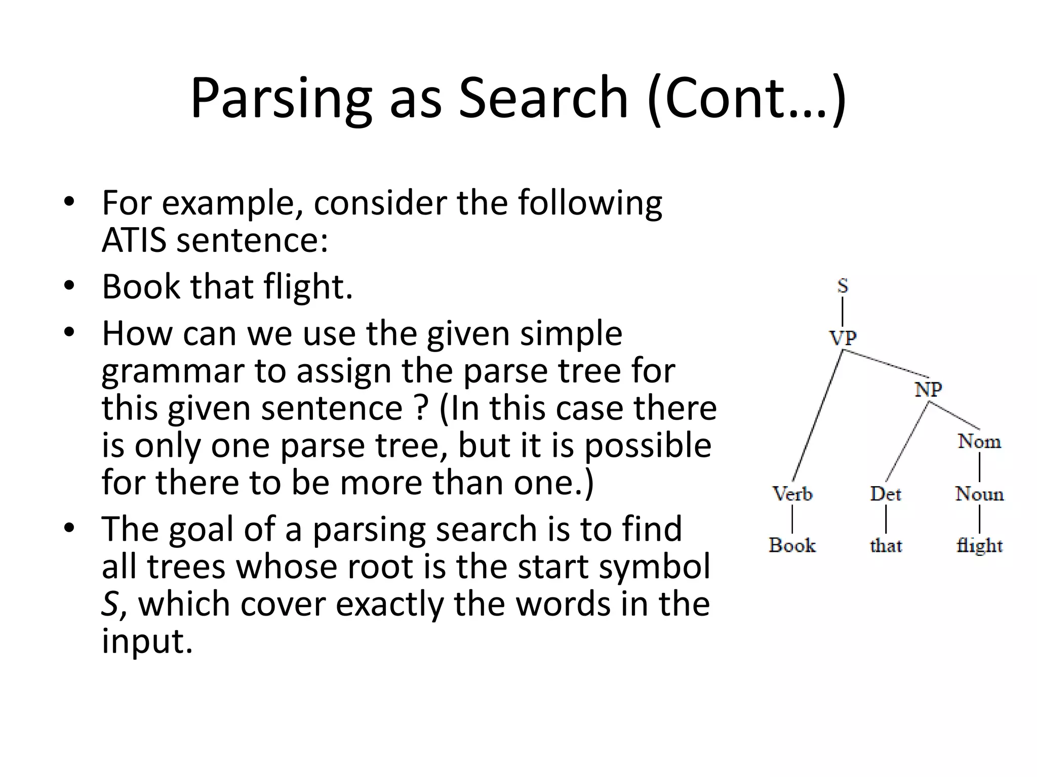 NLP_KASHK:Parsing with Context-Free Grammar | PPTX