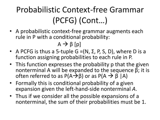 NLP_KASHK:Parsing with Context-Free Grammar | PPTX