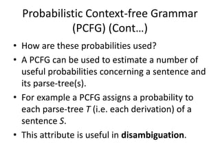 NLP_KASHK:Parsing with Context-Free Grammar | PPTX