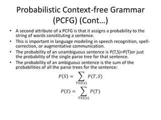 NLP_KASHK:Parsing with Context-Free Grammar | PPTX