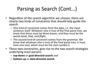 NLP_KASHK:Parsing with Context-Free Grammar | PPTX