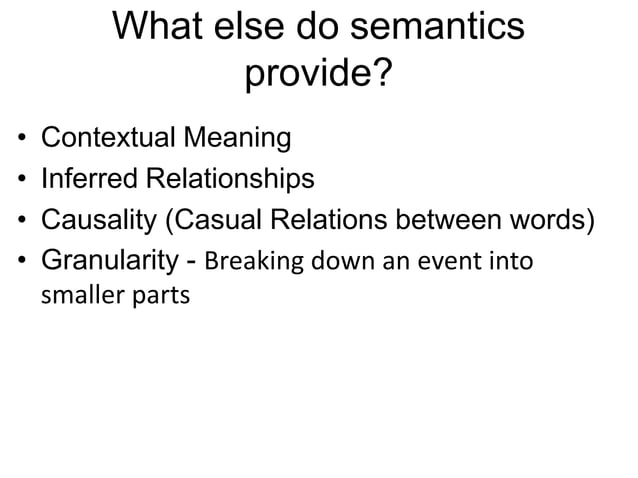 Semantic Analysis Natural Language Processing | PPT