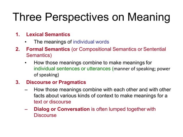Semantic Analysis Natural Language Processing | PPT