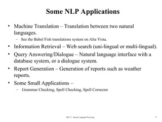 NLP AI process of computer language analysis getting computers | PPT