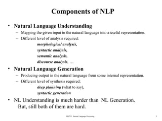 NLP AI process of computer language analysis getting computers | PPT