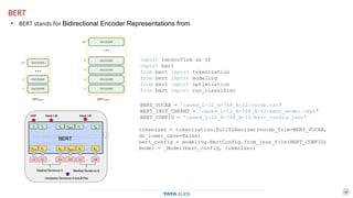 Deep Learning in NLP (BERT, ERNIE and REFORMER) | PPT