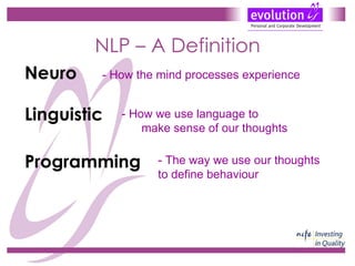 NlP At Work | PPT