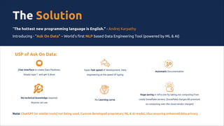 NLP based Data Engineering and ETL Tool - Ask On Data.pdf