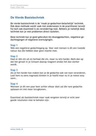 Nlp Basistechnieken | PDF