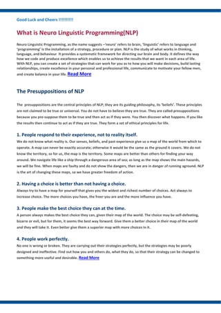 Nlp breakthrough india | PDF