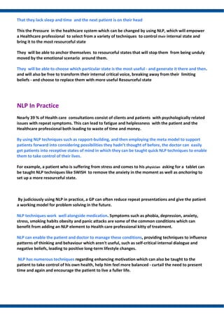 Nlp breakthrough india | PDF