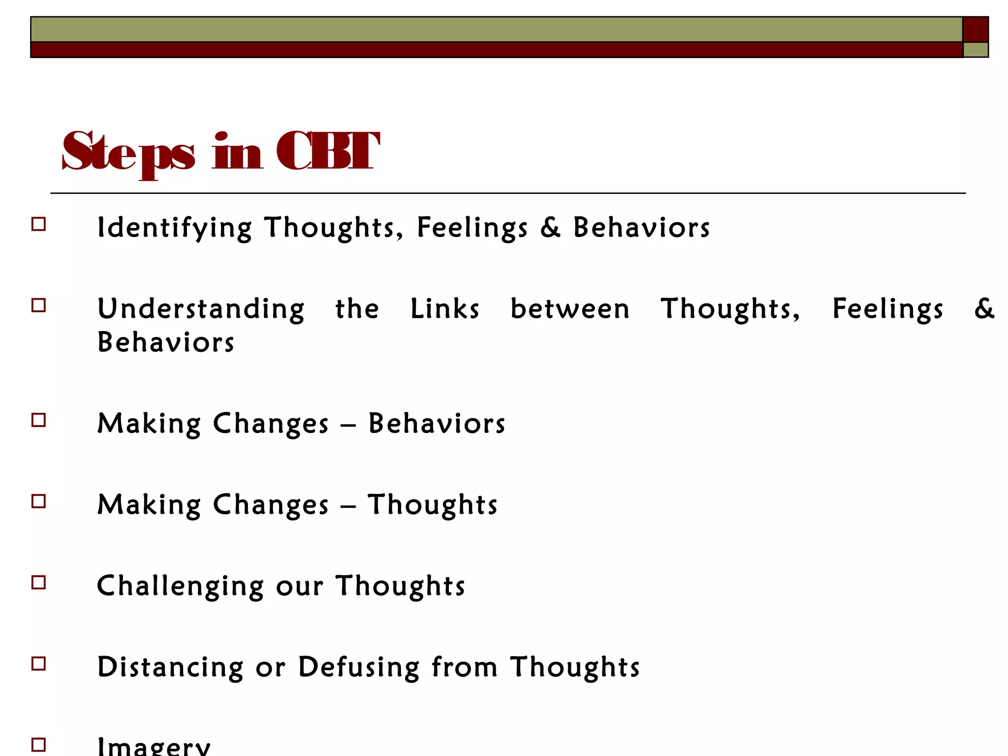 NLP and CBT in Peace Building | PPT