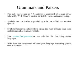 Natural Language Processing Course in AI | PDF
