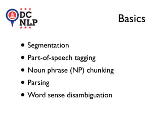 Natural Language Processing Crash Course | PPT