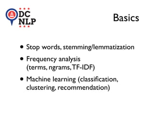 Natural Language Processing Crash Course | PPT