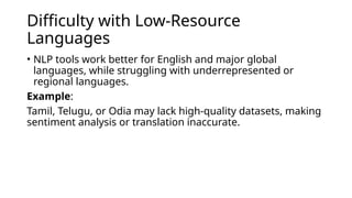 NLP disadvantages.natural languages process | PPTX