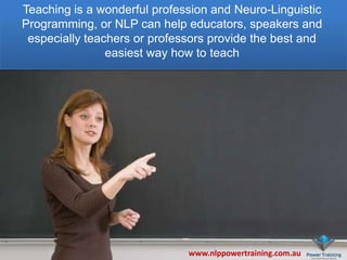 Nlp for Teachers | PPTX