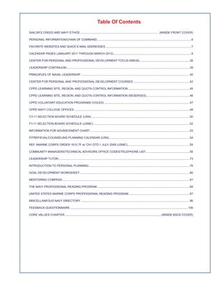 2011 Navy Leader Planning Guide | PDF