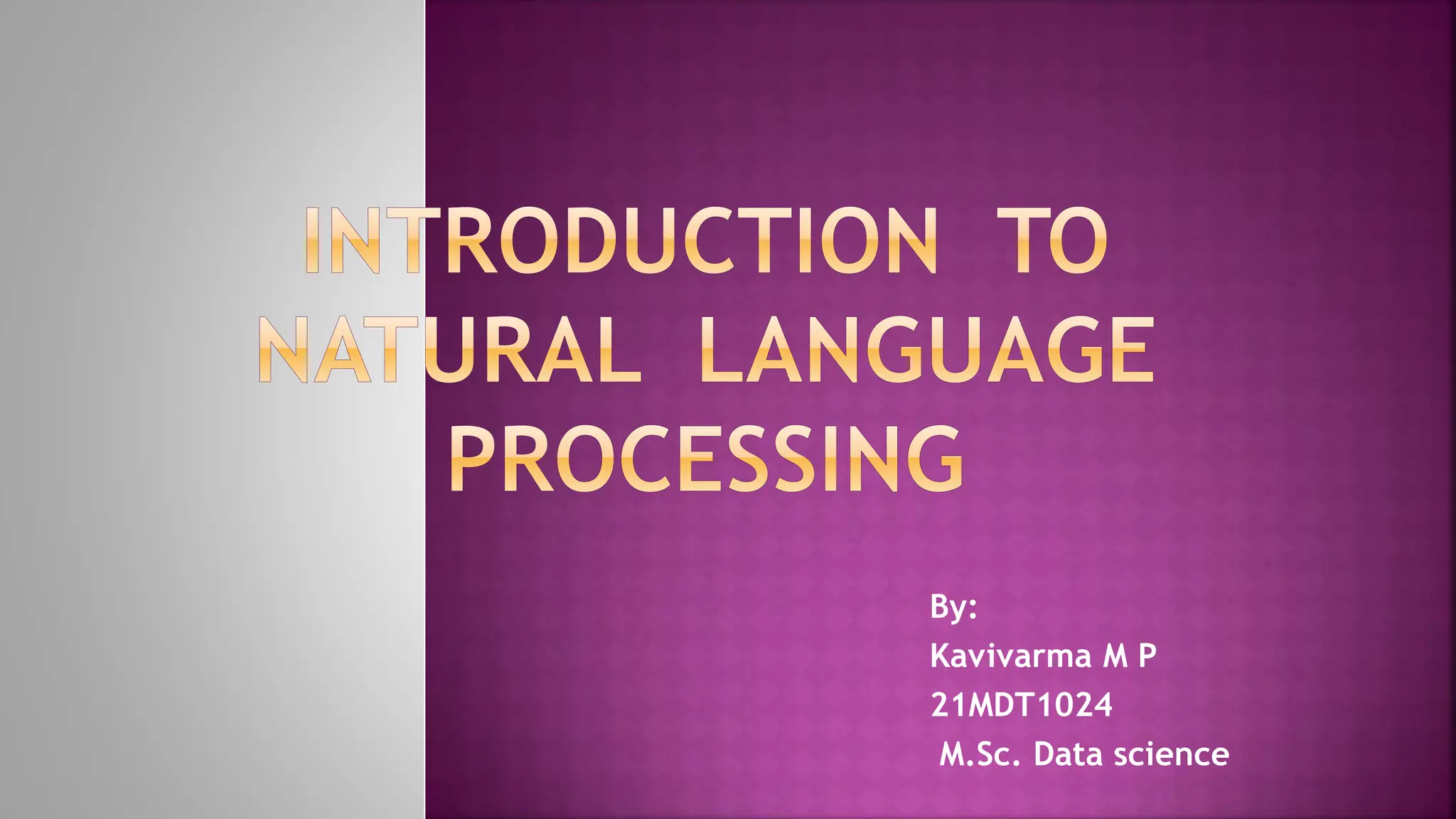 Natural Language Processing in Artificial intelligence | PPT