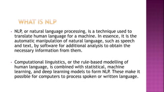 Natural Language Processing in Artificial intelligence | PPTX