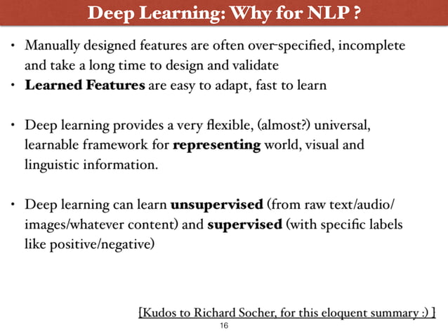 Deep Learning for Natural Language Processing: Word Embeddings | PDF