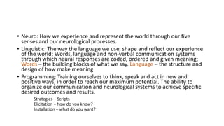 NLP in Team Coaching | PPTX