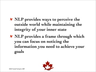 NLP for Better Results | PPT