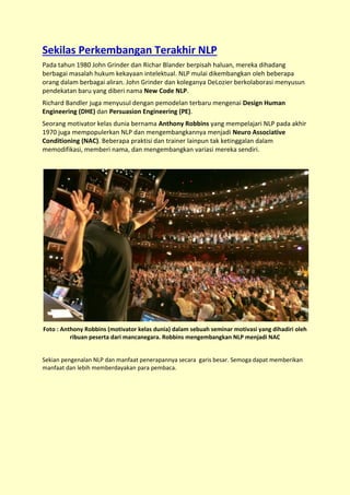 NLP Introduction : NeuroLinguistic Programming, Application & Benefit | PDF