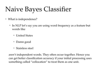 NLP & Machine Learning - An Introductory Talk | PDF