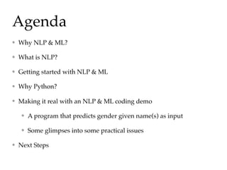 NLP & Machine Learning - An Introductory Talk | PDF
