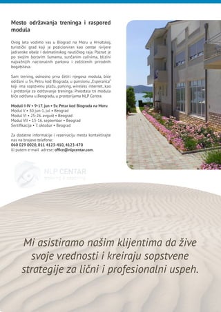 Letnji "NLP Master Practitioner" | PDF
