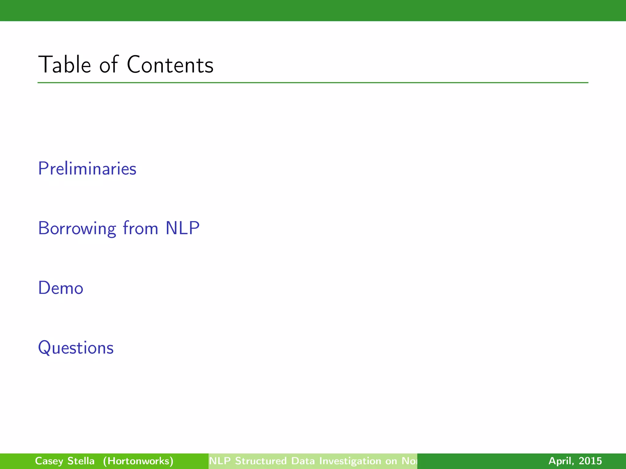 Natural Language Processing on Non-Textual Data | PPT