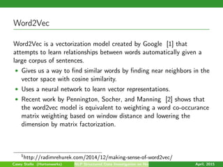 Natural Language Processing on Non-Textual Data | PPT
