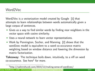 NLP Structured Data Investigation on Non-Text | PPT