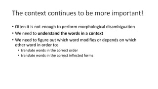 NLP pipeline in machine translation | PPTX